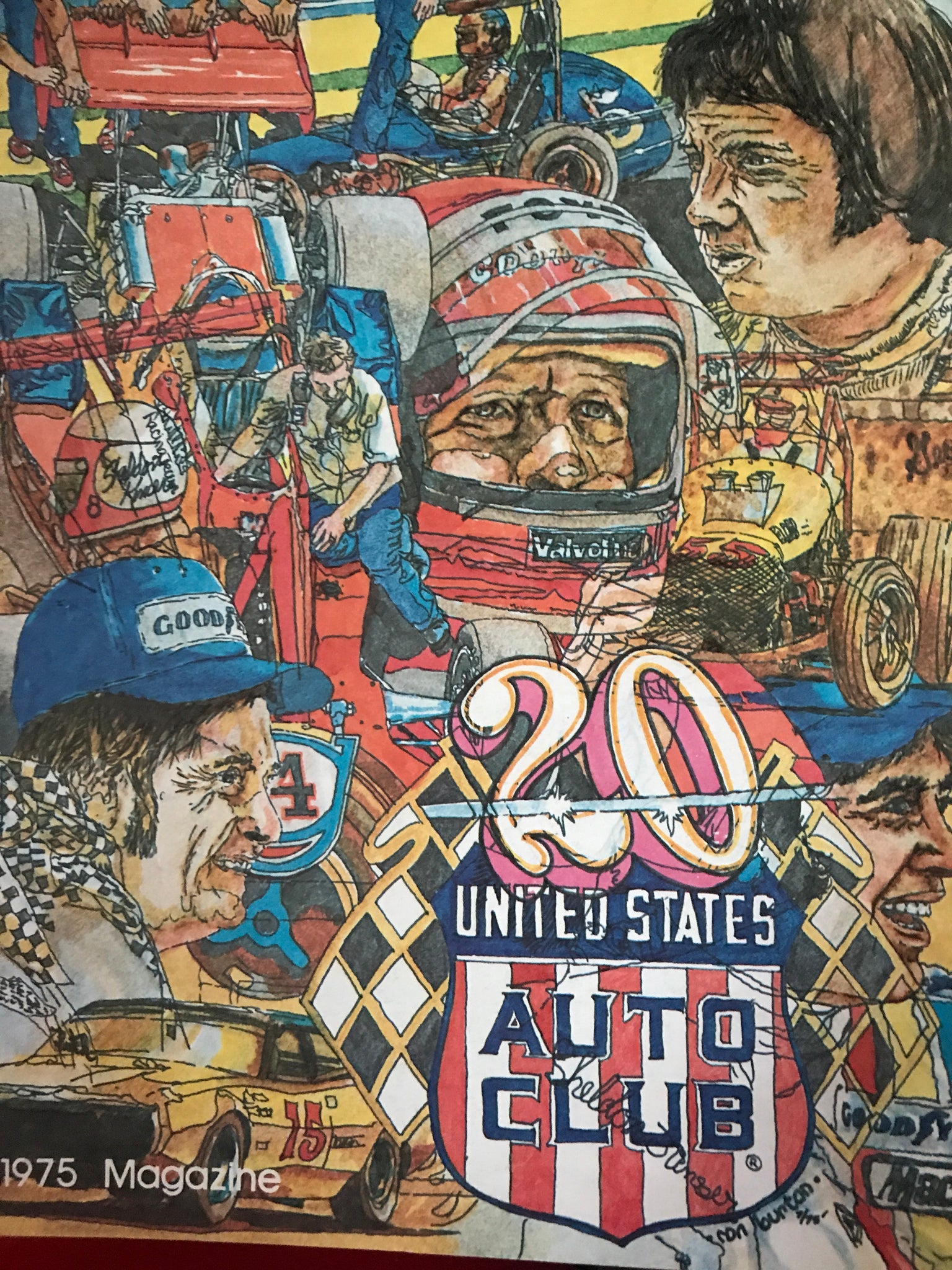 August 1975 USAC Magazine | Vintage Indy Sports